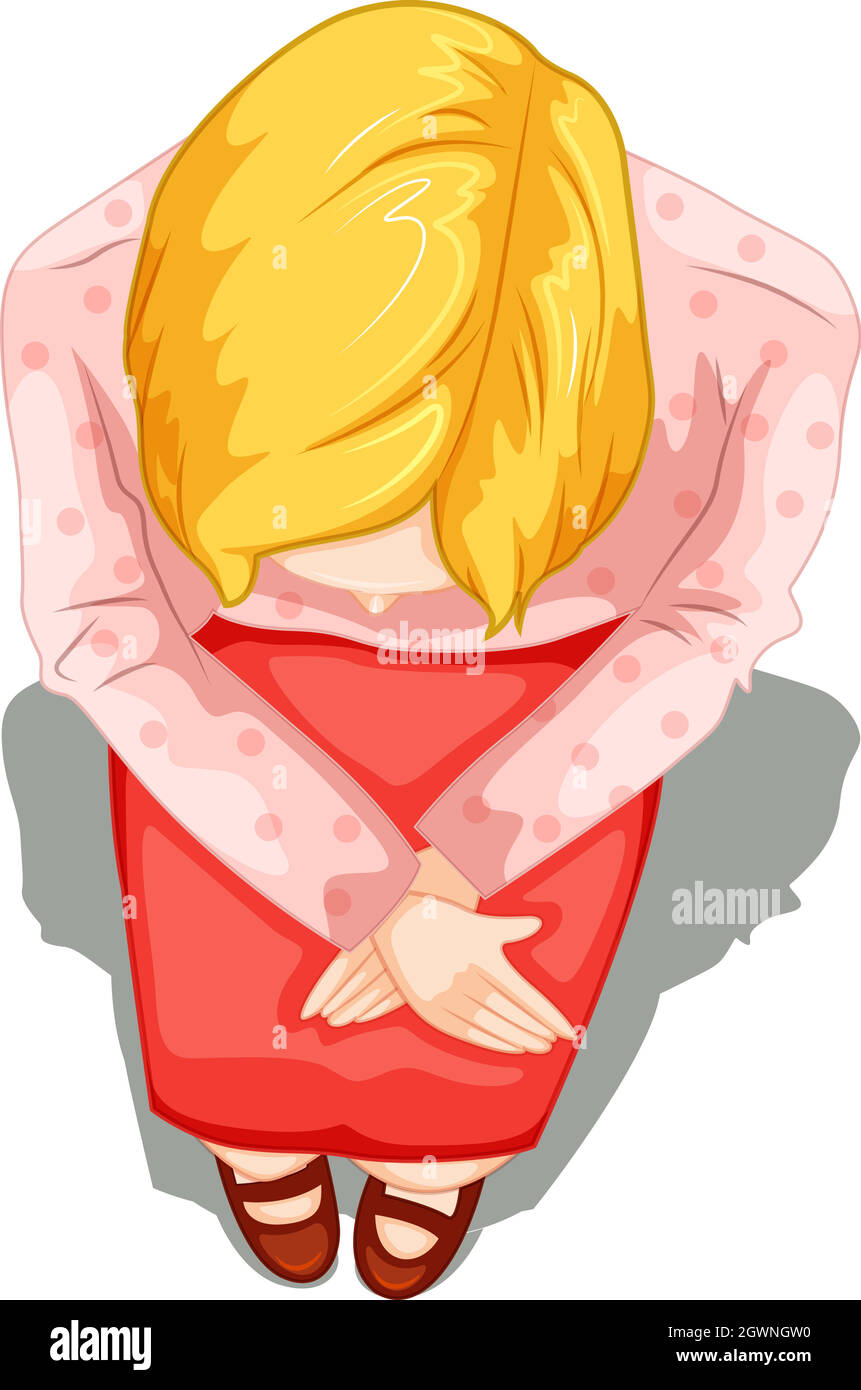 Businesswoman sitting relaxing in Stock Vector Images - Alamy