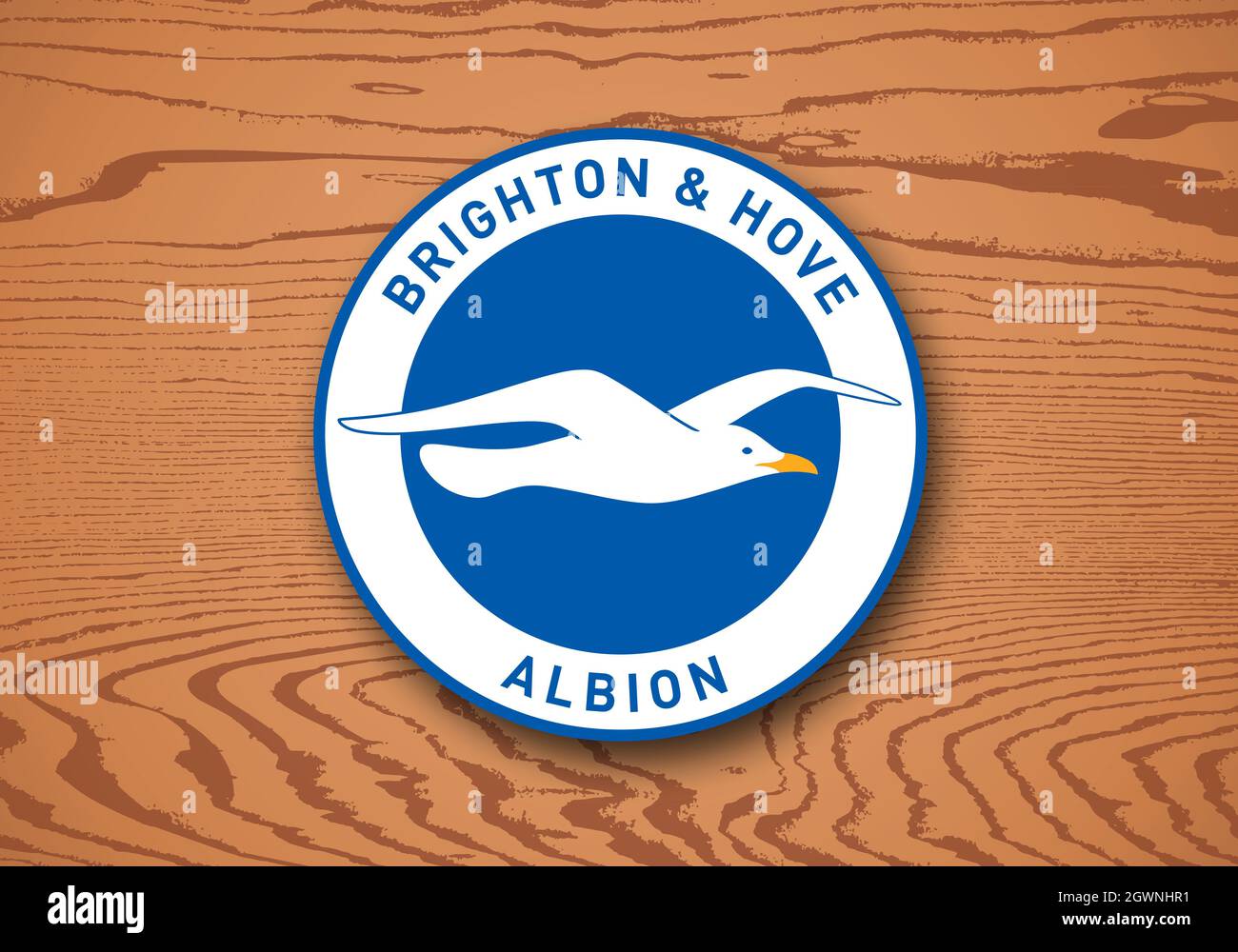 Coat of arms Brighton & Hove Albion F.C., Brighton and Hove, a football ...