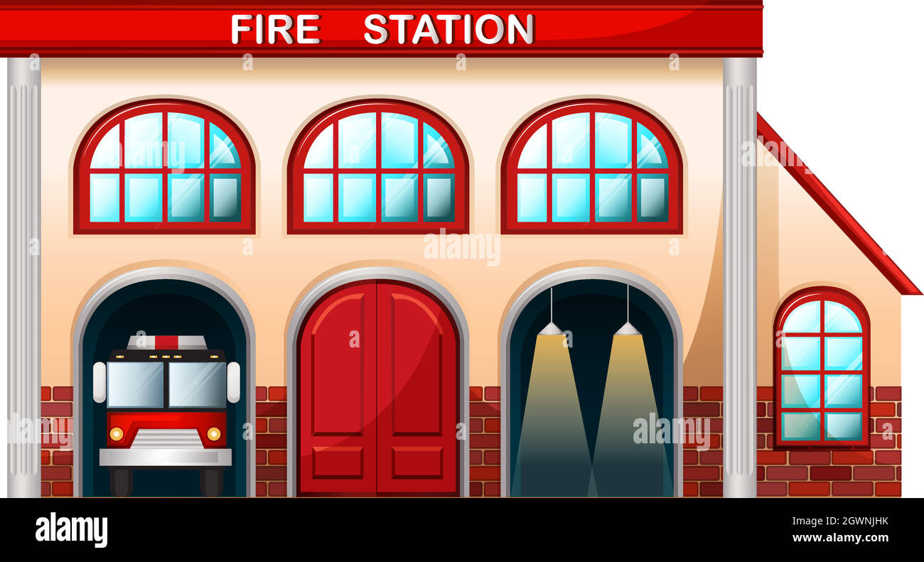 Fire station structure hi-res stock photography and images - Alamy