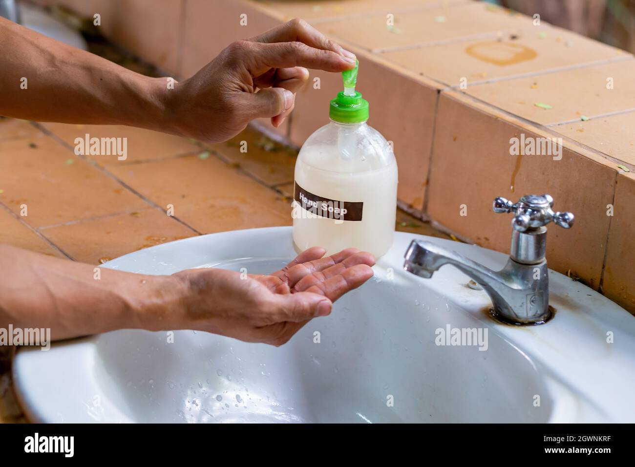 Clean hands poster hi-res stock photography and images - Alamy