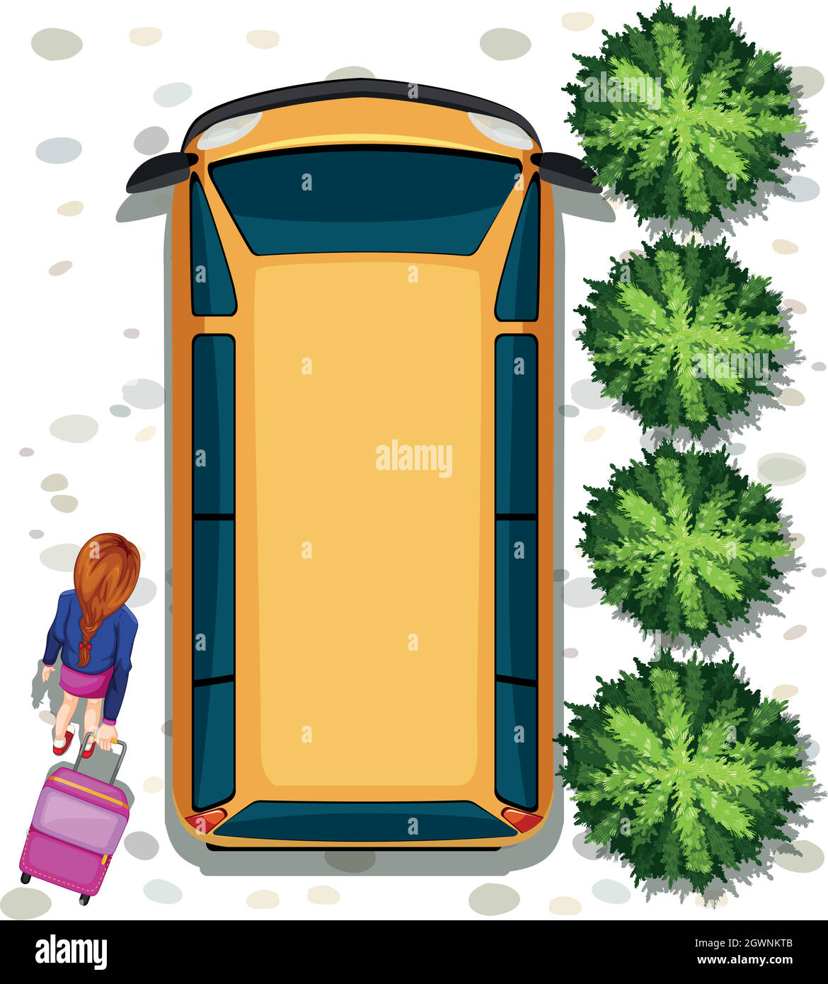 Van window Stock Vector Images - Alamy