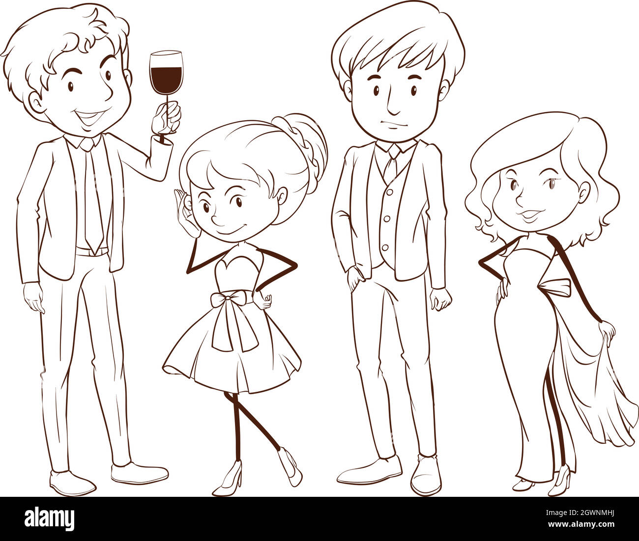 Party fancy dress Stock Vector Images - Alamy