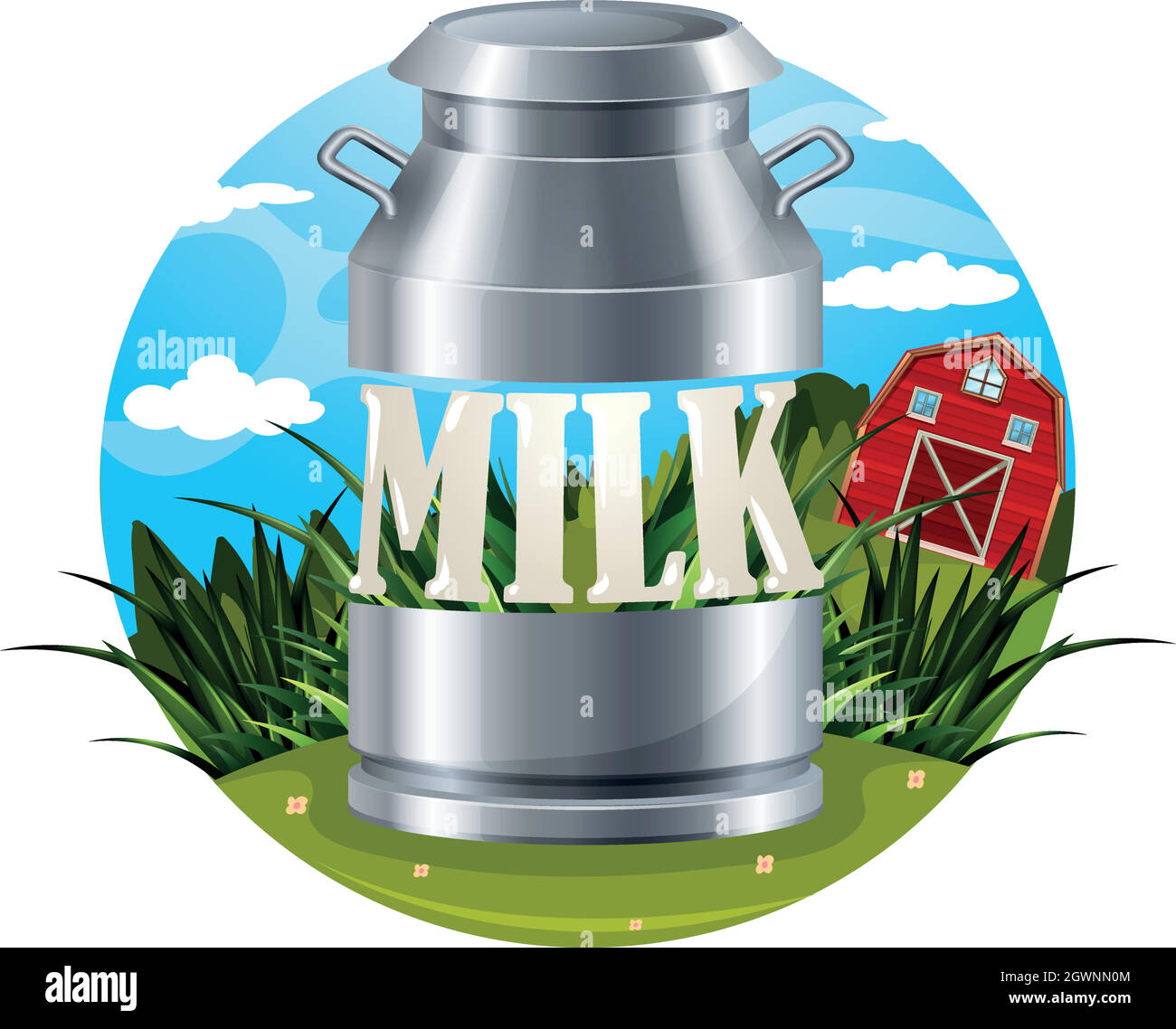 Food container label Stock Vector Images - Alamy