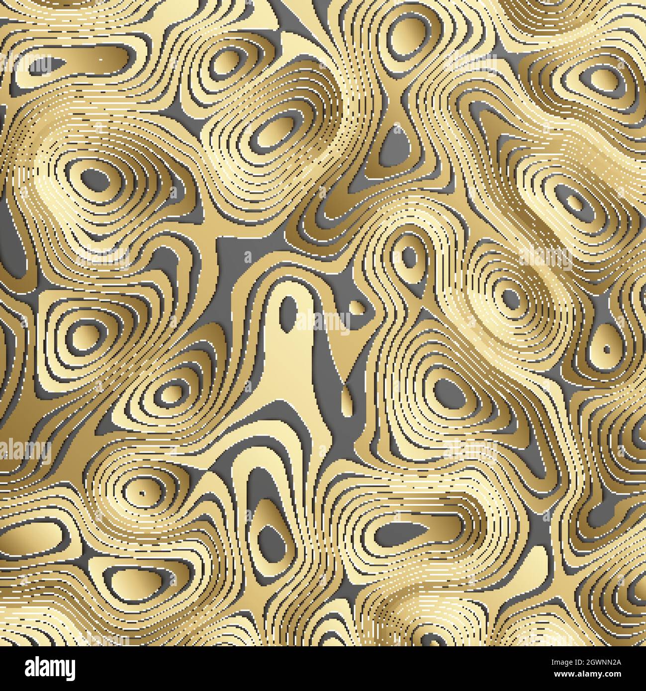 Luxury gold background. Wavy gold landscape consept of gold vector ...