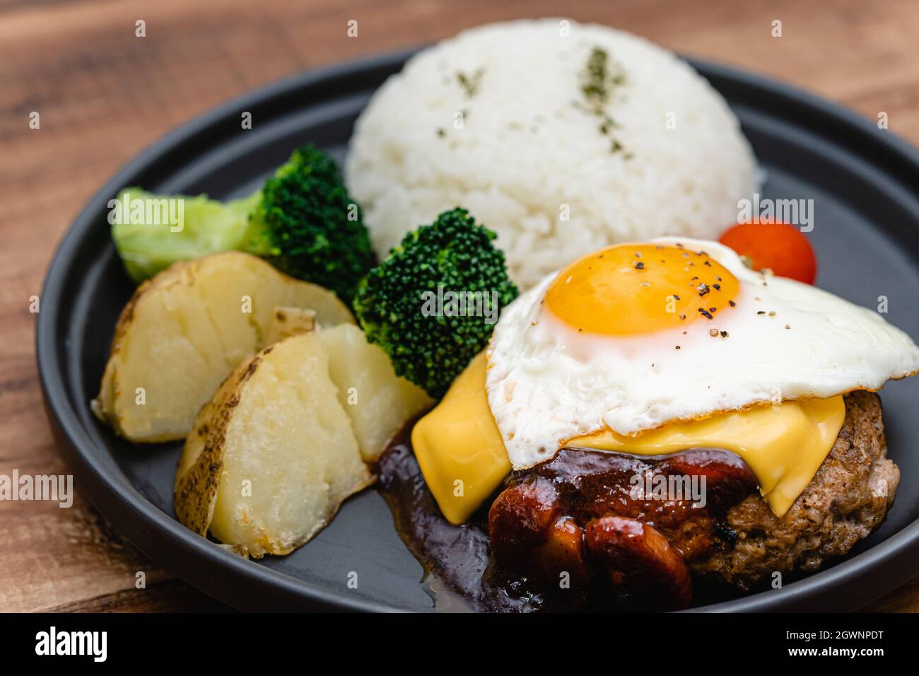 Japanese rice burger hi-res stock photography and images - Alamy