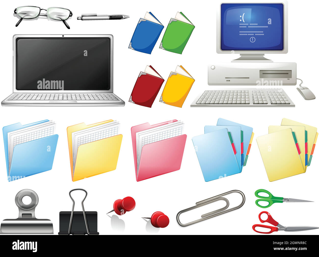 Office supples hi-res stock photography and images - Alamy