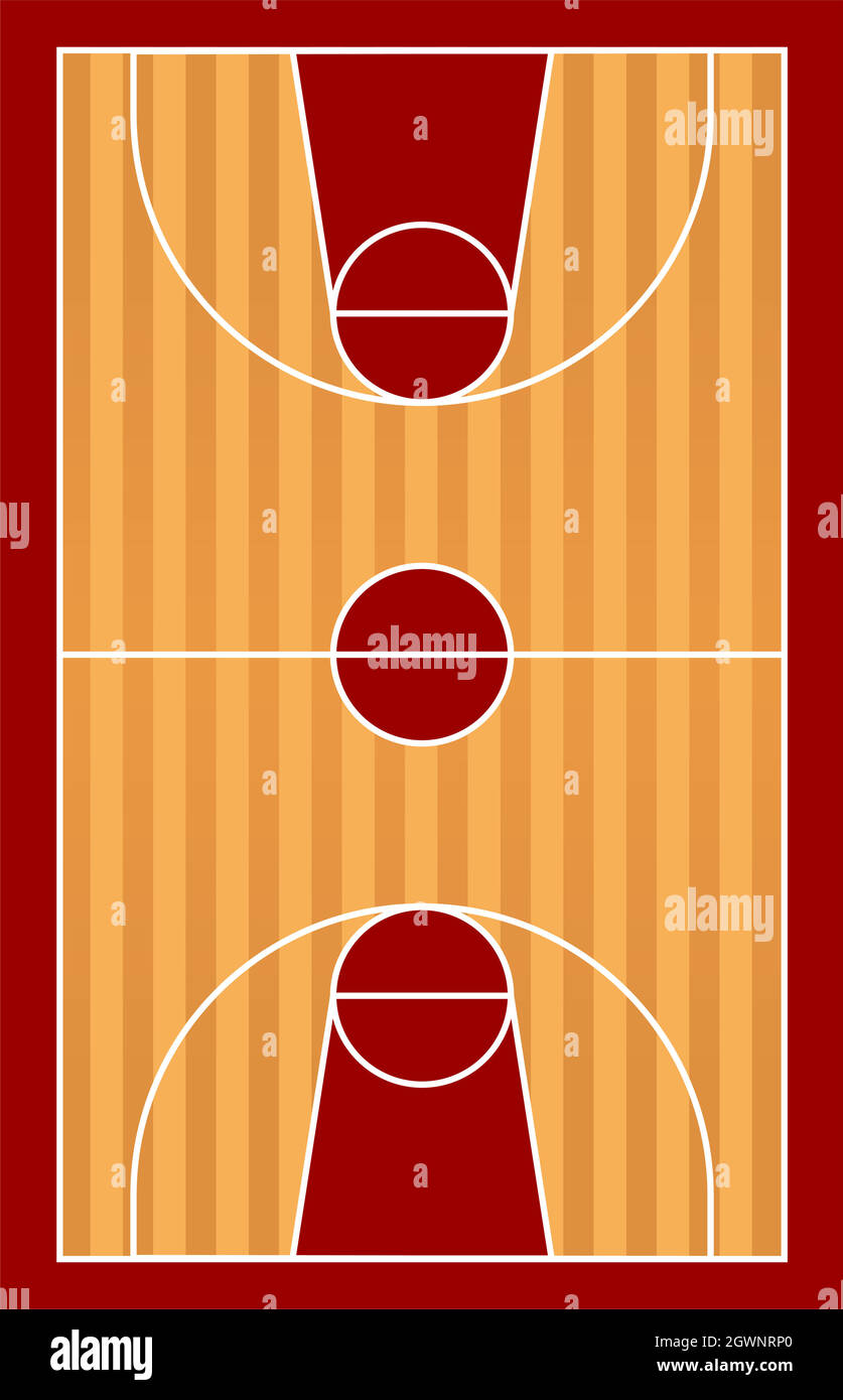 Indoor basketball court aerial view hi-res stock photography and images ...