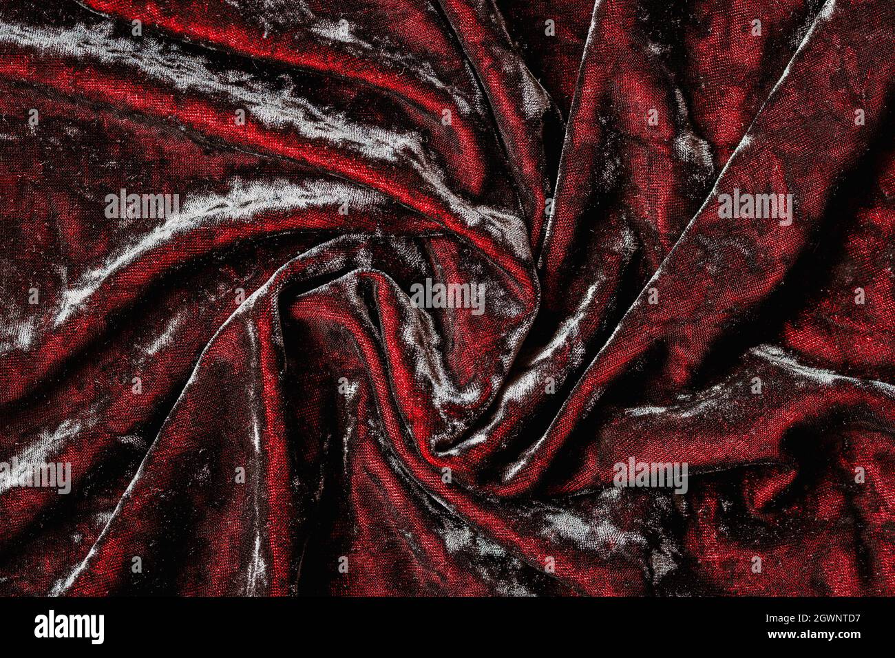 Red Velvet Fabric Texture