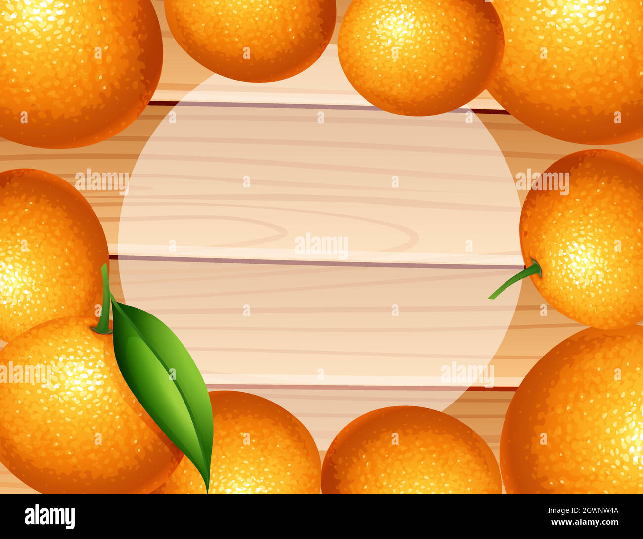 Frame design with fresh oranges Stock Vector Image & Art - Alamy