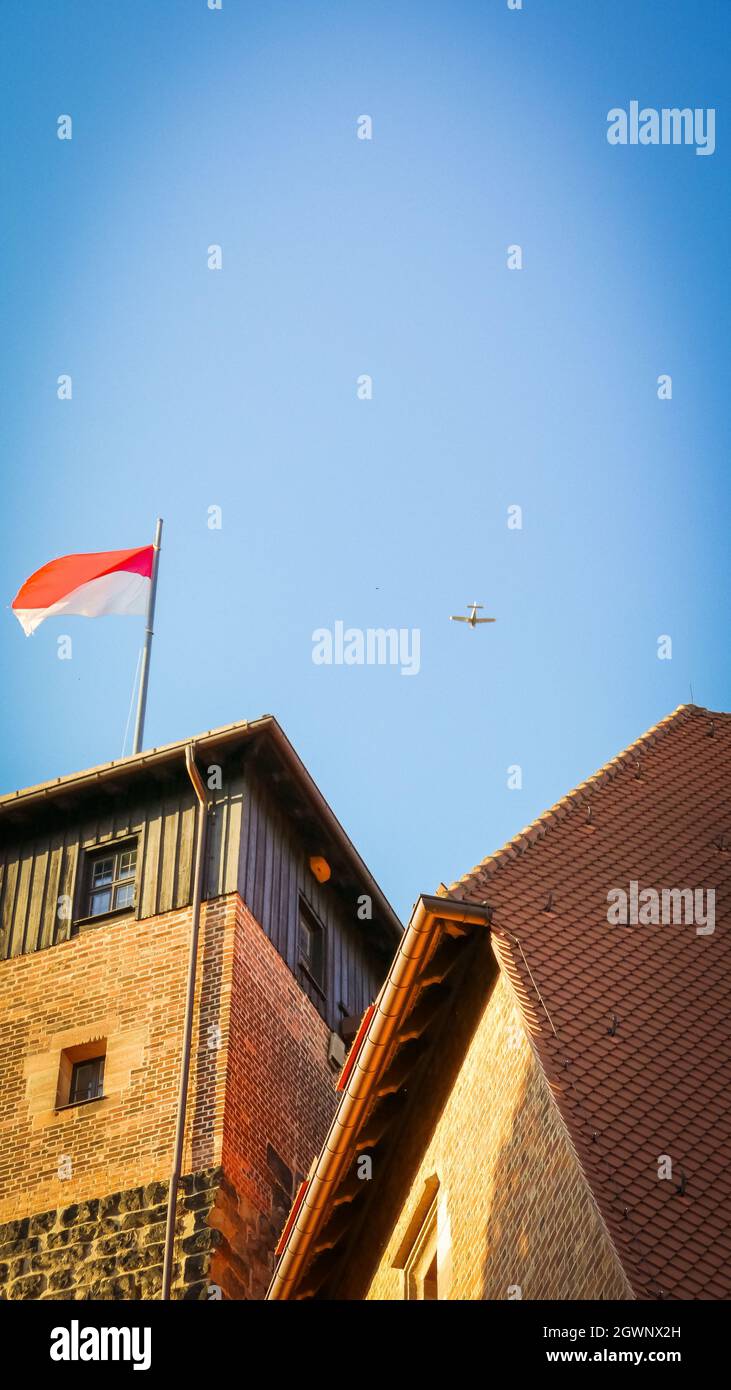 Flag indonesia flagpole waving hi-res stock photography and images - Alamy