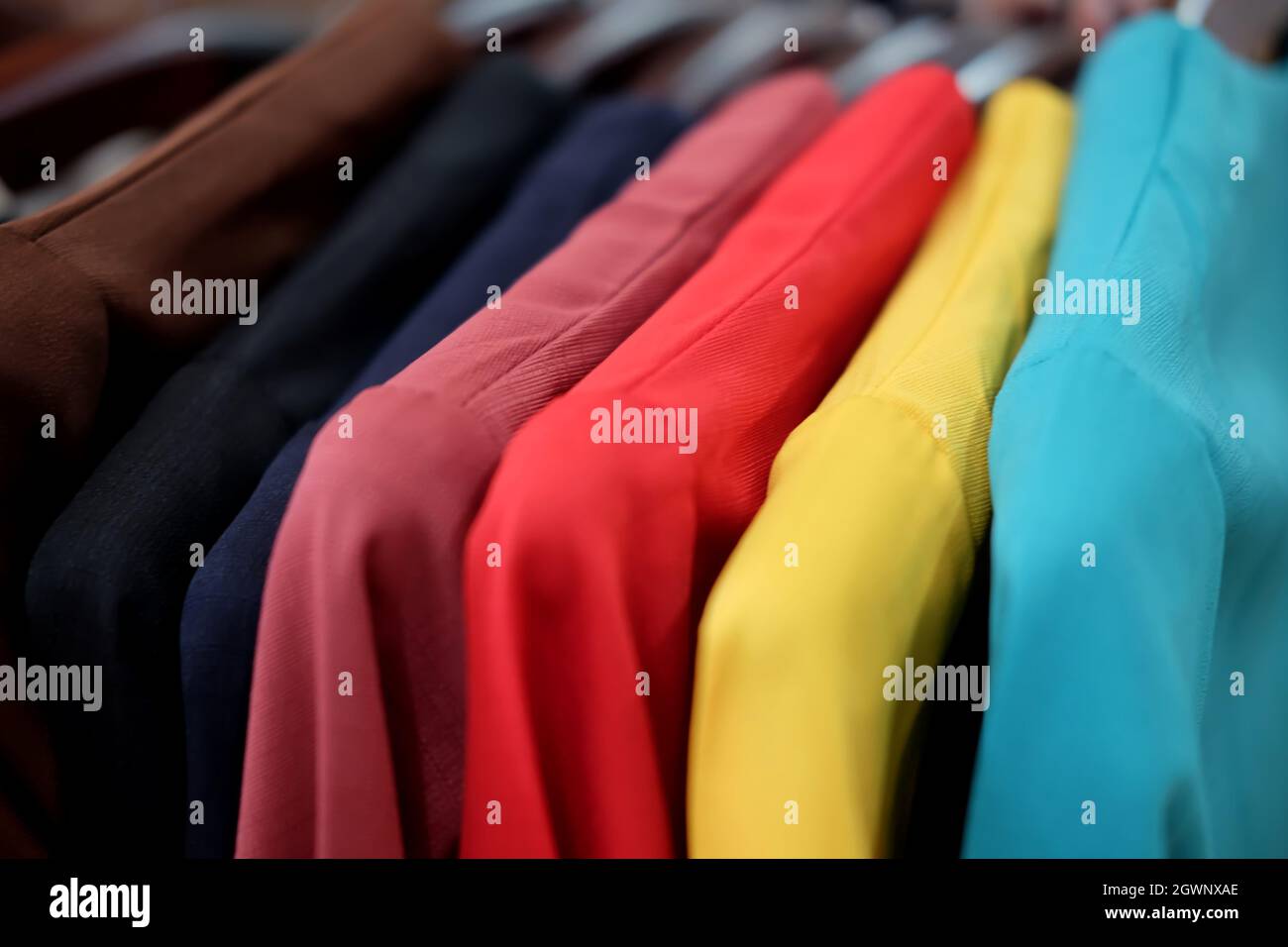 Black multi colored shirt hi-res stock photography and images - Alamy