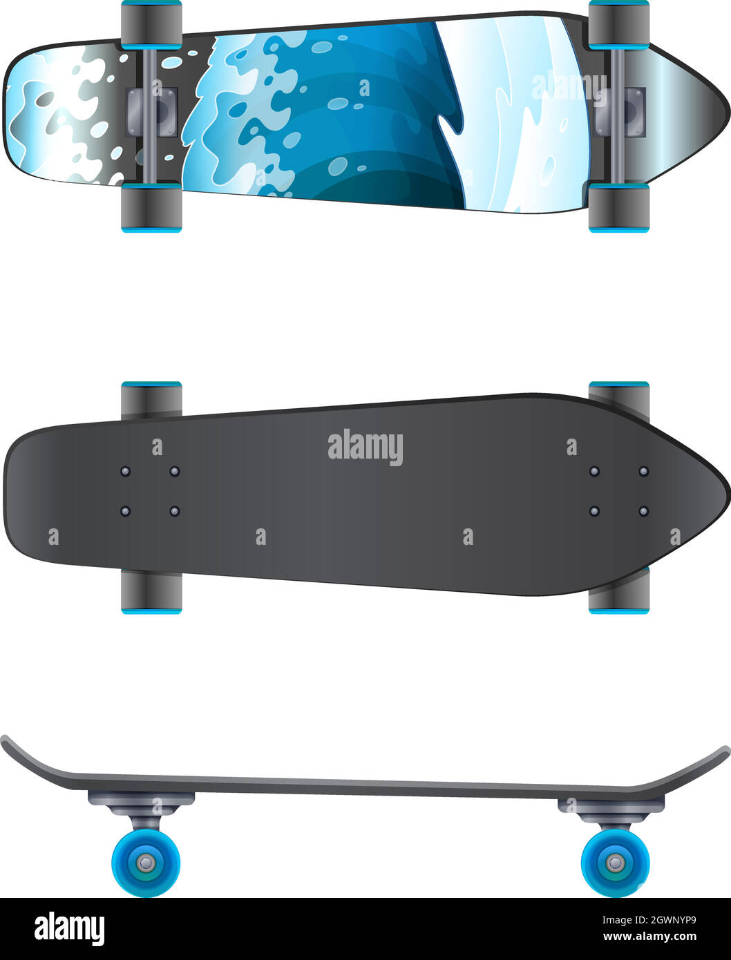 Aerial top view road Cut Out Stock Images & Pictures - Alamy