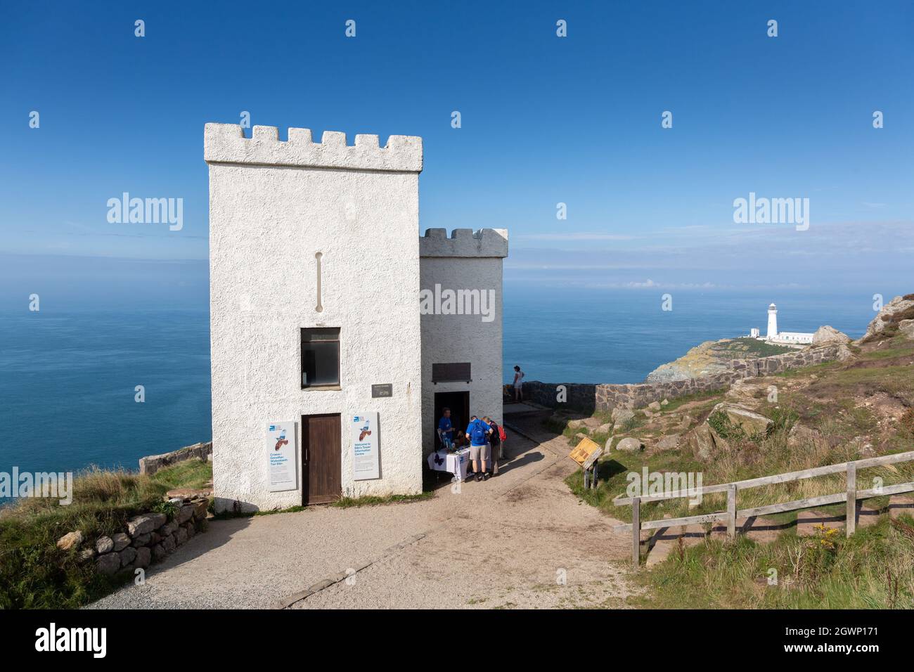 Holy Island, Wales: Elin's Tower, a Victorian folly now used as the ...
