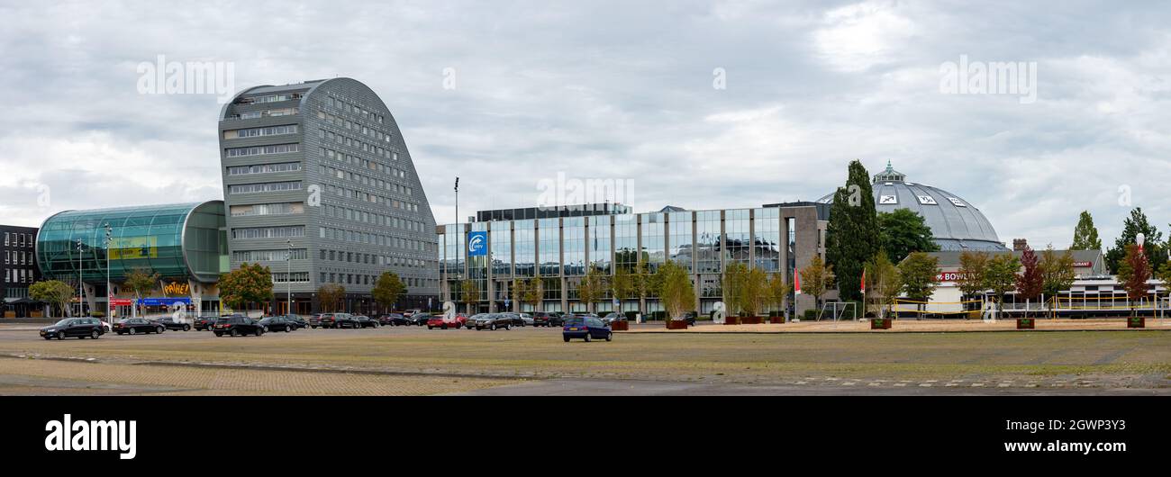 Breda, North Brabant, The Netherlands, 01.10.2021, Panoramatic view of ...