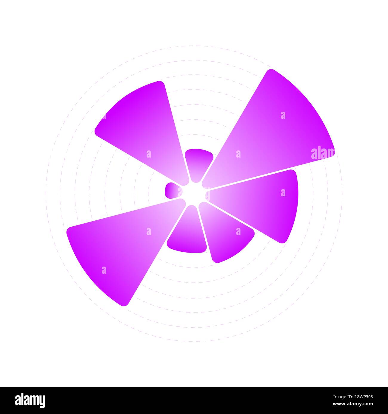 Circle chart template. Wheel diagram with 8 different segments ...