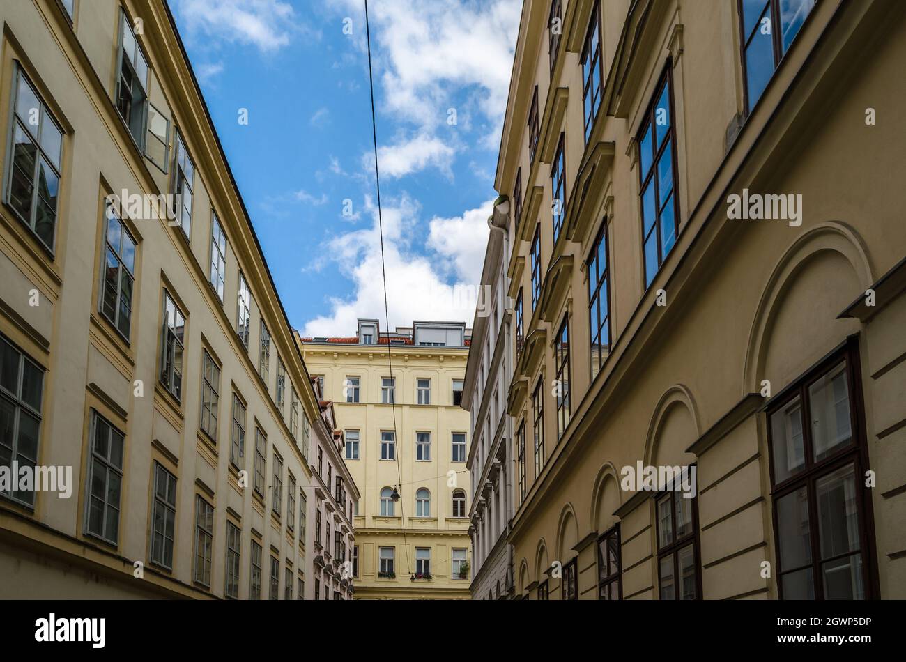 Urban landscape, classical architecture in Vienna, Austria Stock Photo ...
