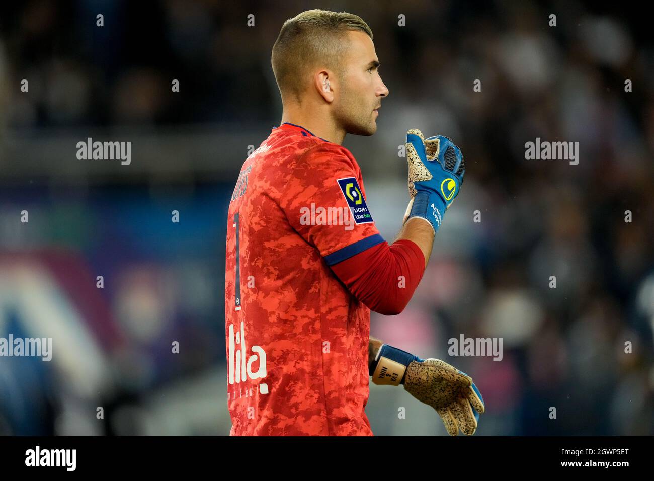 LYON, FRANCE - SEPTEMBER 19: goalkeeper Anthony Lopes of Olympique ...