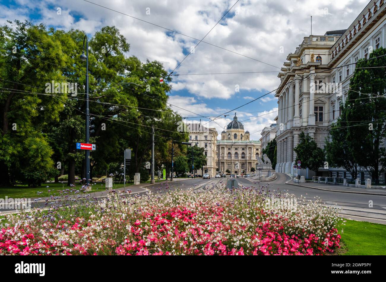 Urban landscape, classical architecture in Vienna, Austria Stock Photo ...