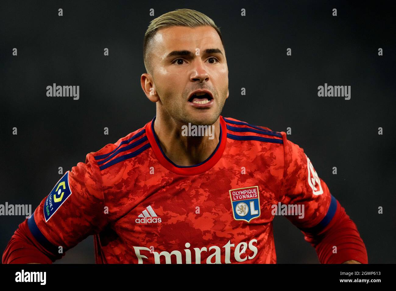 LYON, FRANCE - SEPTEMBER 19: goalkeeper Anthony Lopes of Olympique ...