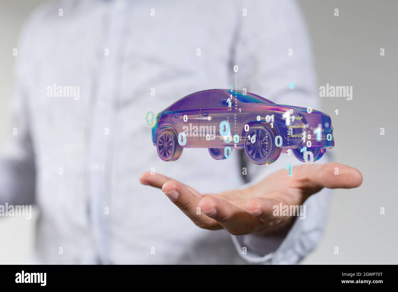 A 3D rendering of an Electromobility e-motion concept, Electro car ...