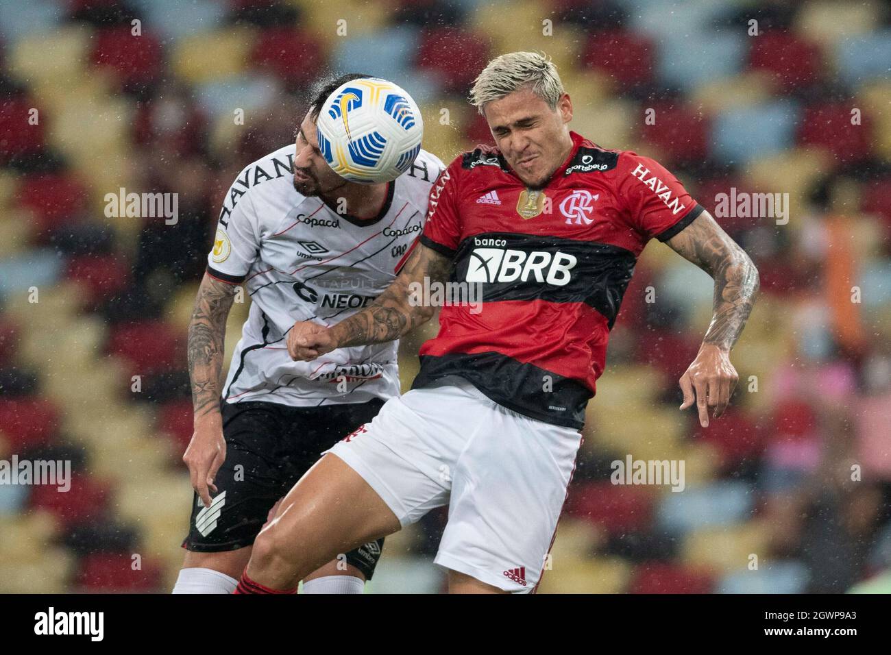 Rio De Janeiro, Brazil. 03rd Oct, 2021. PR held at Maracanã Stadium ...
