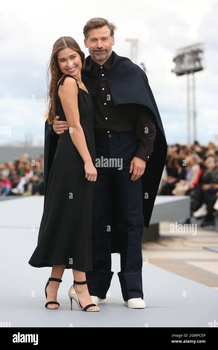 Fillippa Coster-Waldau and Nikolaj Coster-Waldau walks on the Catwalk ...