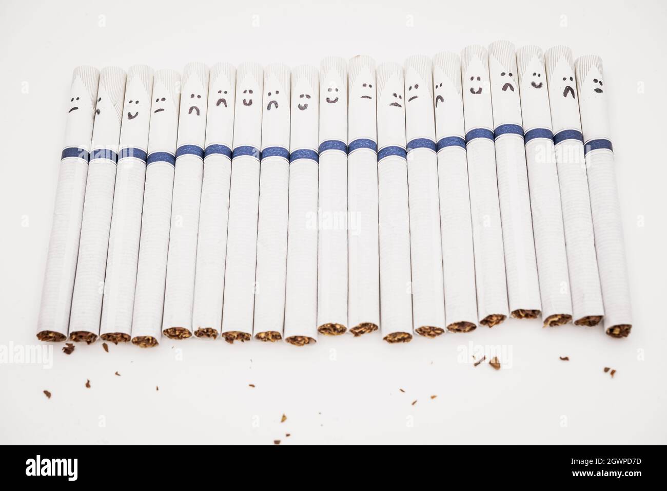 White cigarettes hi-res stock photography and images - Alamy