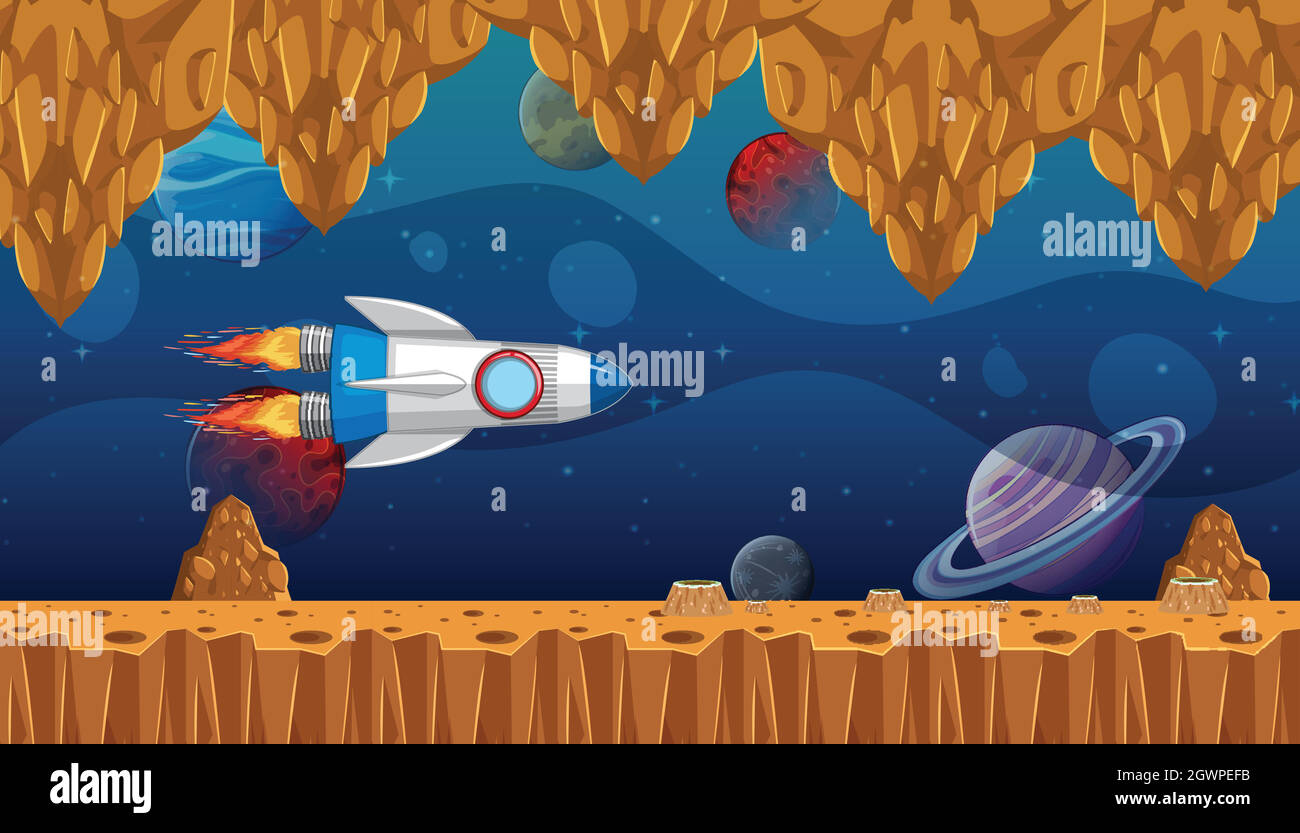 Game template galaxy space hi-res stock photography and images - Alamy