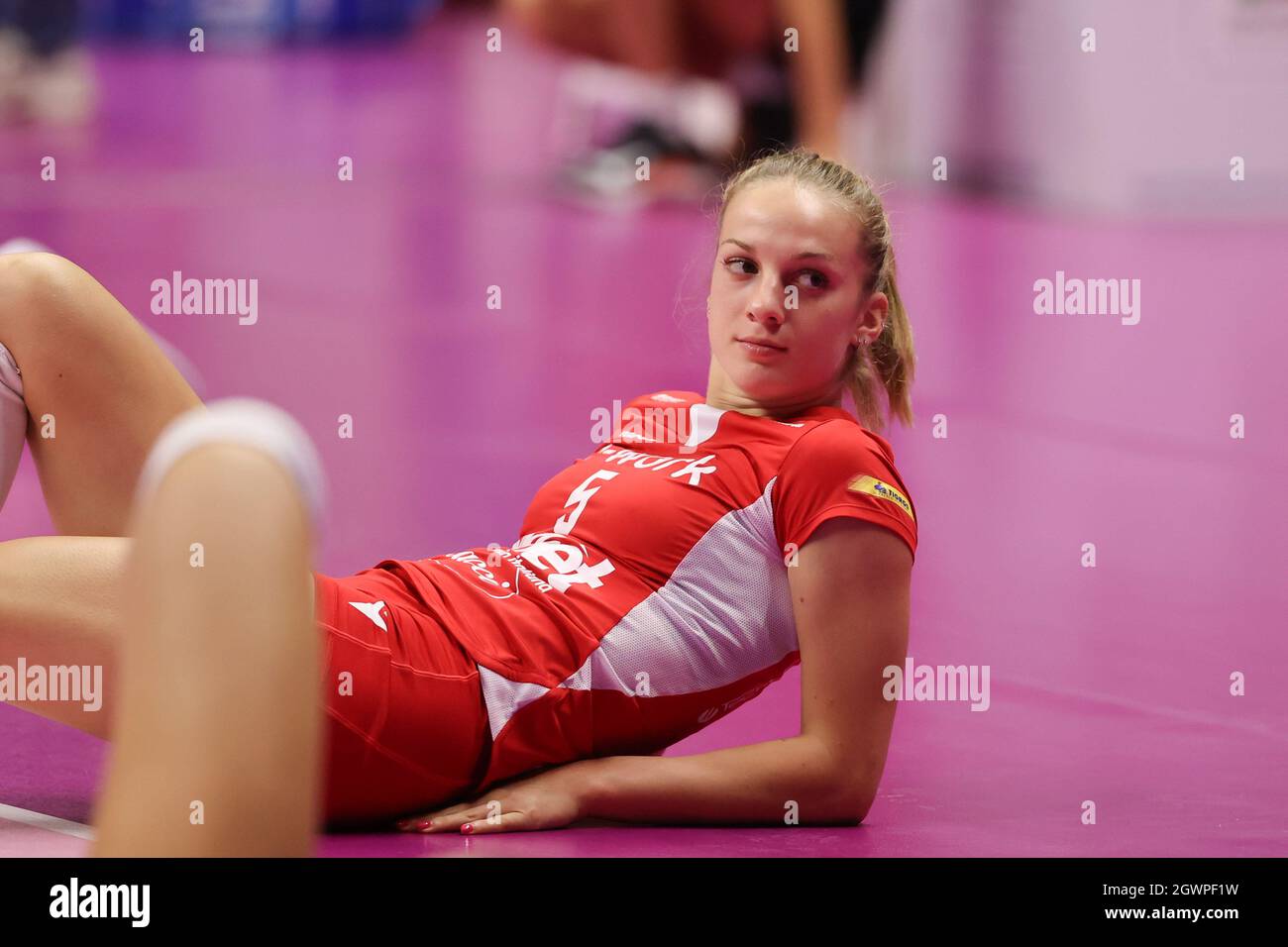 Busto Arsizio, Italy. 30th Sep, 2021. Sofia Monza #5 of UYBA Unet E ...