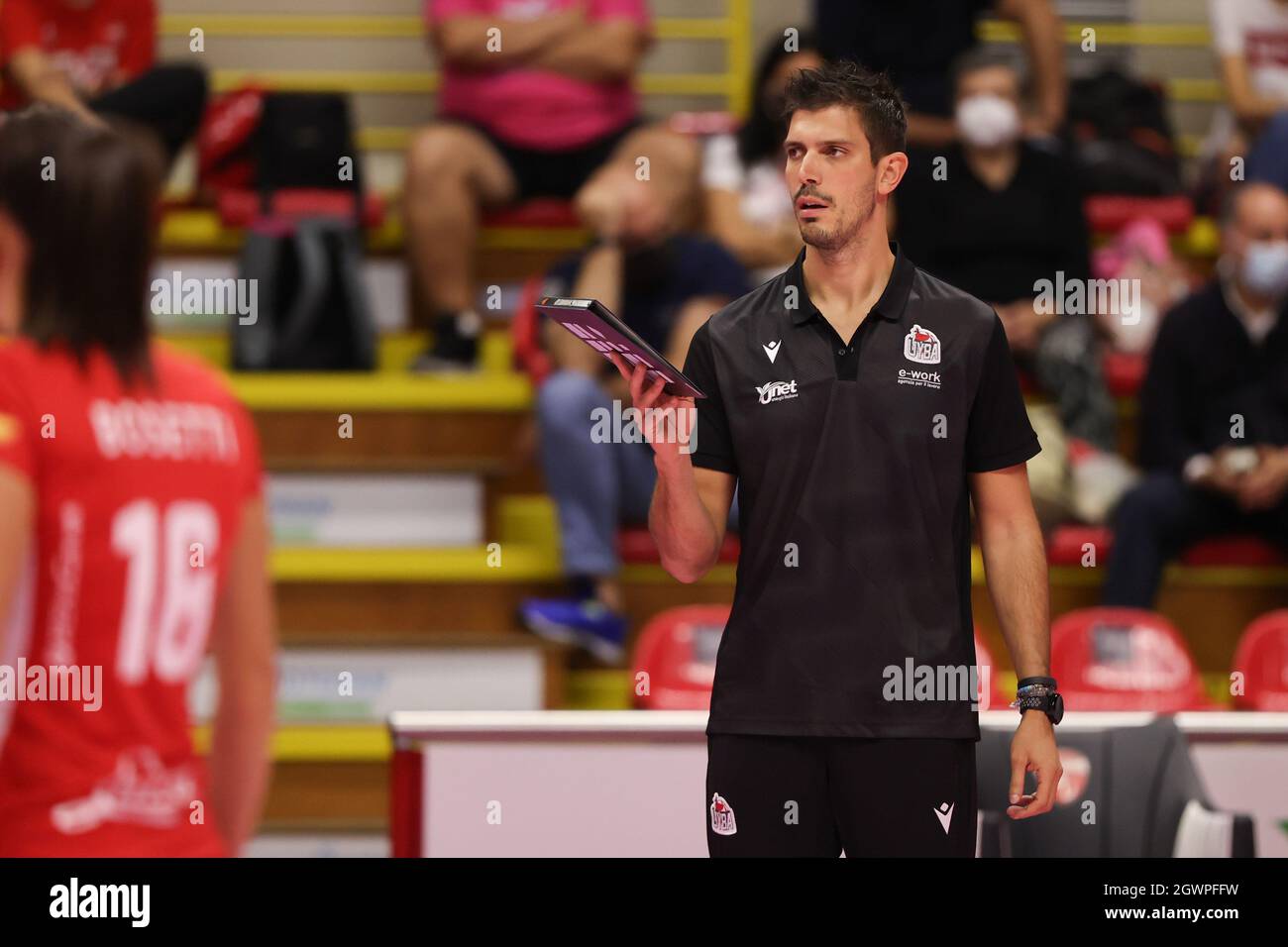 Marco Musso head coach of UYBA Unet E-Work Busto Arsizio seen during ...