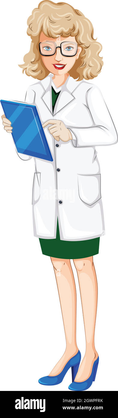 Doctor female patient Cut Out Stock Images & Pictures - Alamy