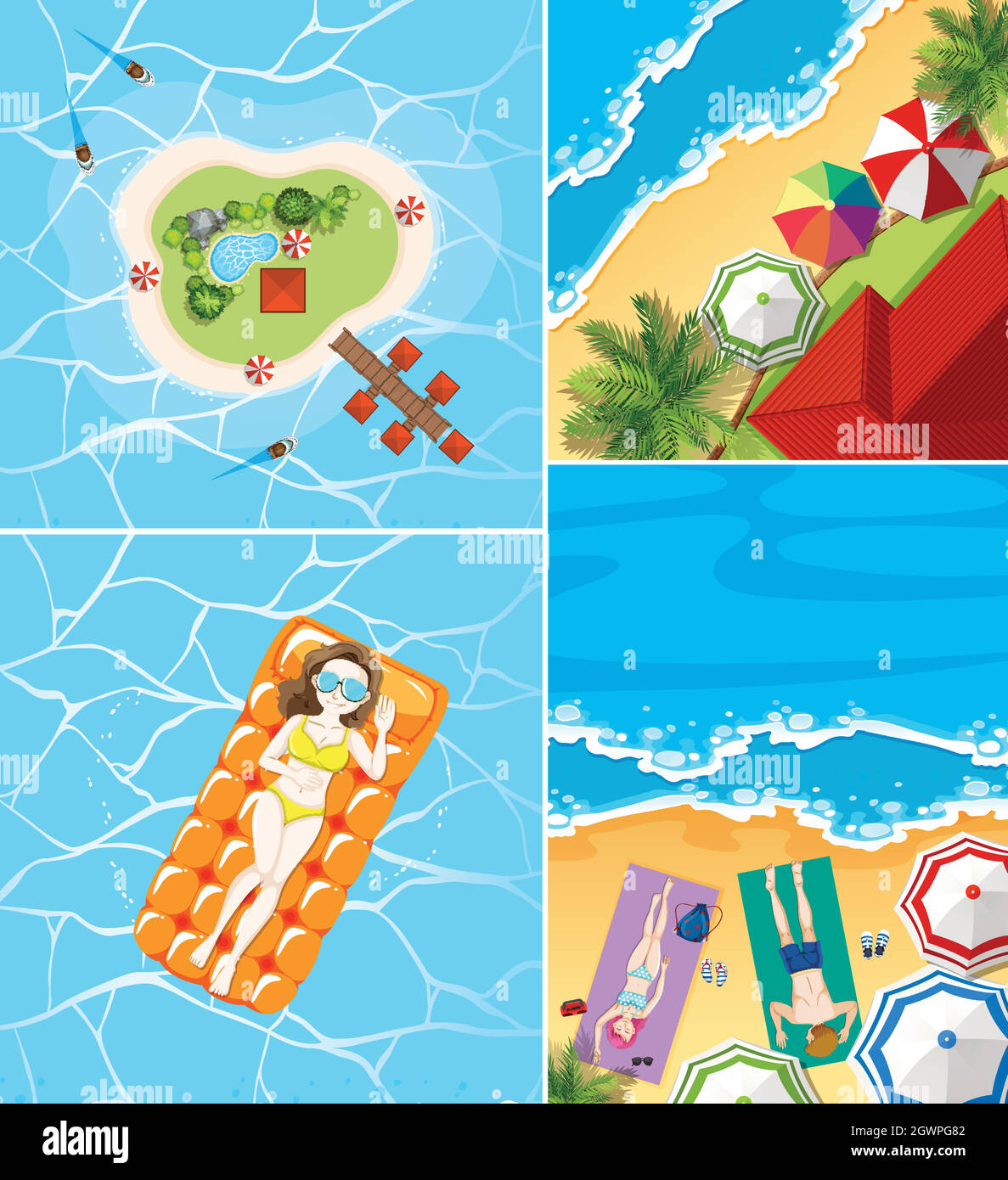 Views background Stock Vector Images - Alamy