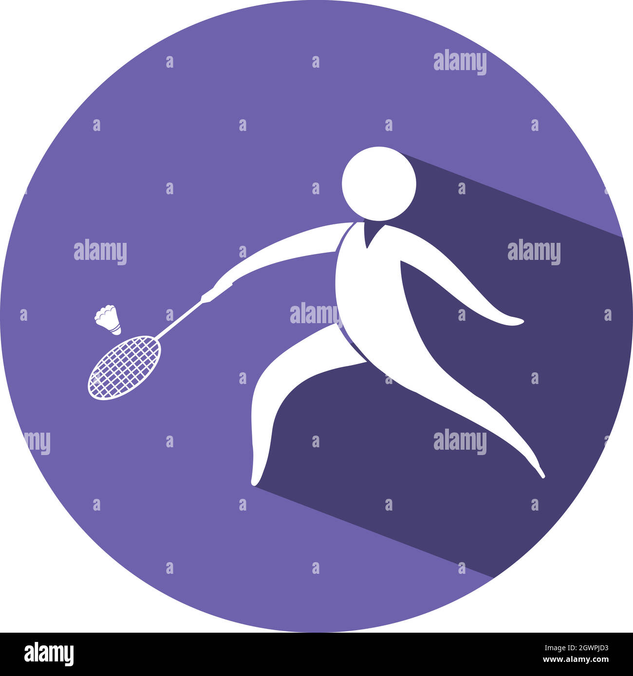 Sport icon design for badminton Stock Vector Image & Art - Alamy