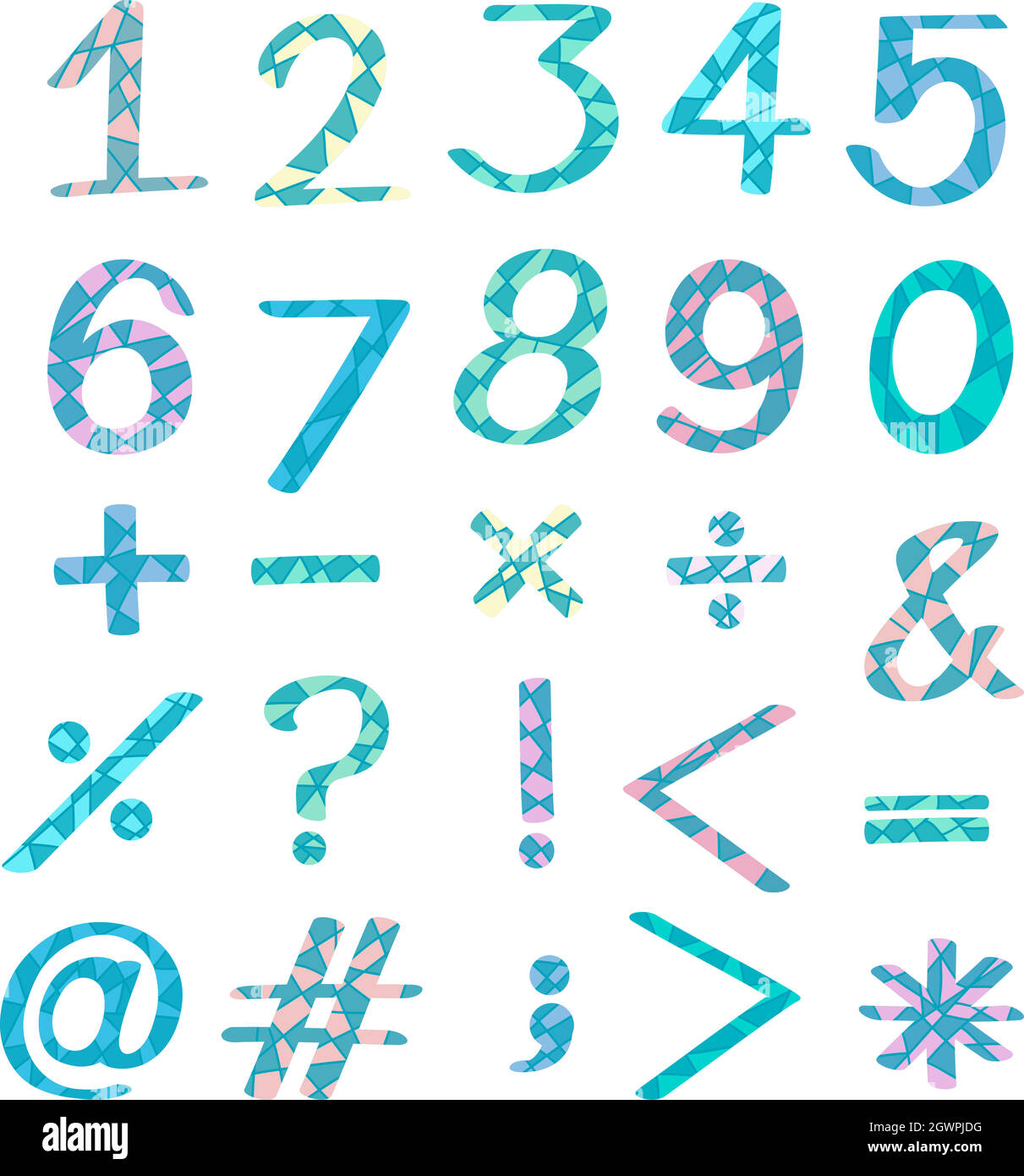 Numbers symbols hi-res stock photography and images - Alamy