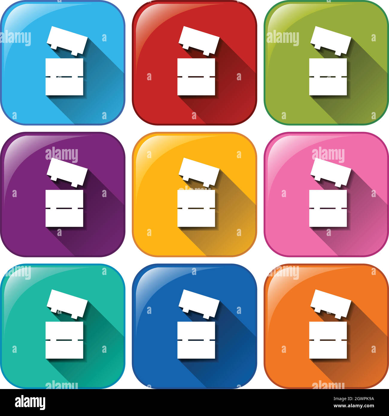 Plastic buttons Stock Vector Images - Alamy