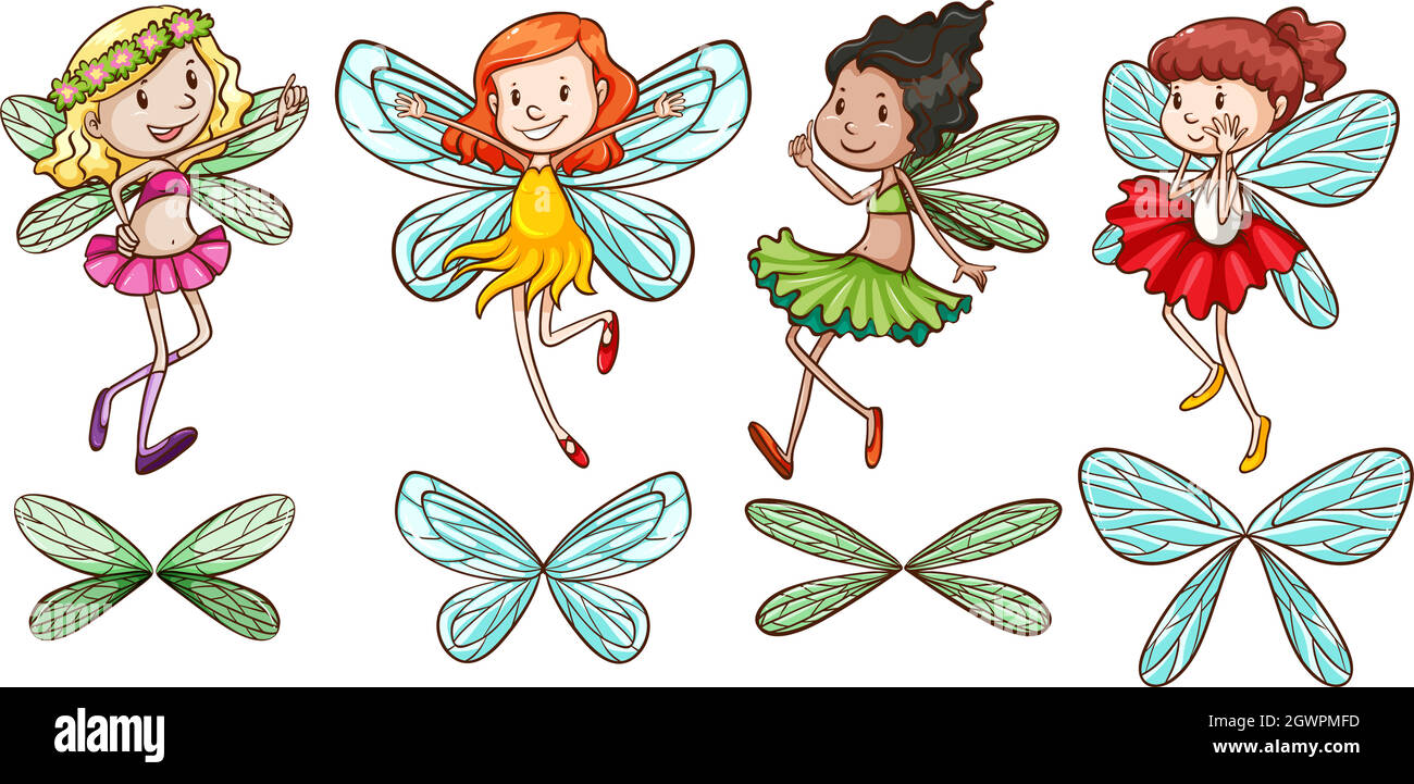 Four winged series hi-res stock photography and images - Alamy
