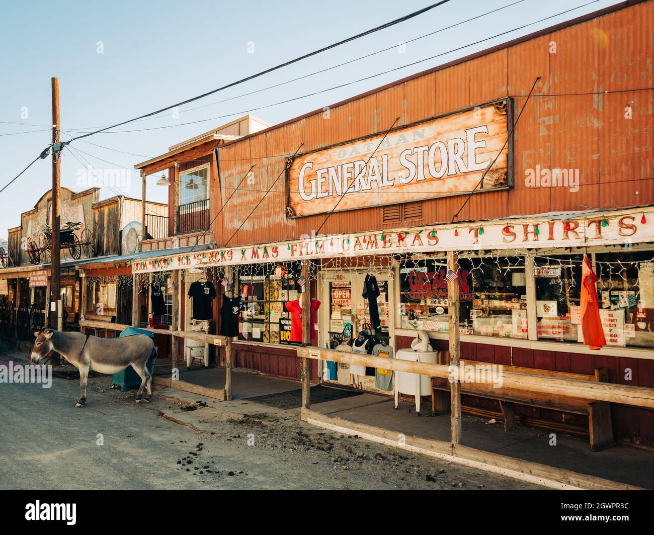 General Store in Route 66 in Oatman, Arizona Stock Photo - Alamy