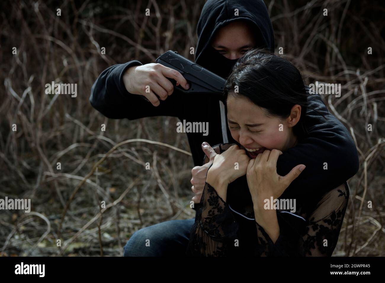 Intimidating man woman hi-res stock photography and images - Alamy