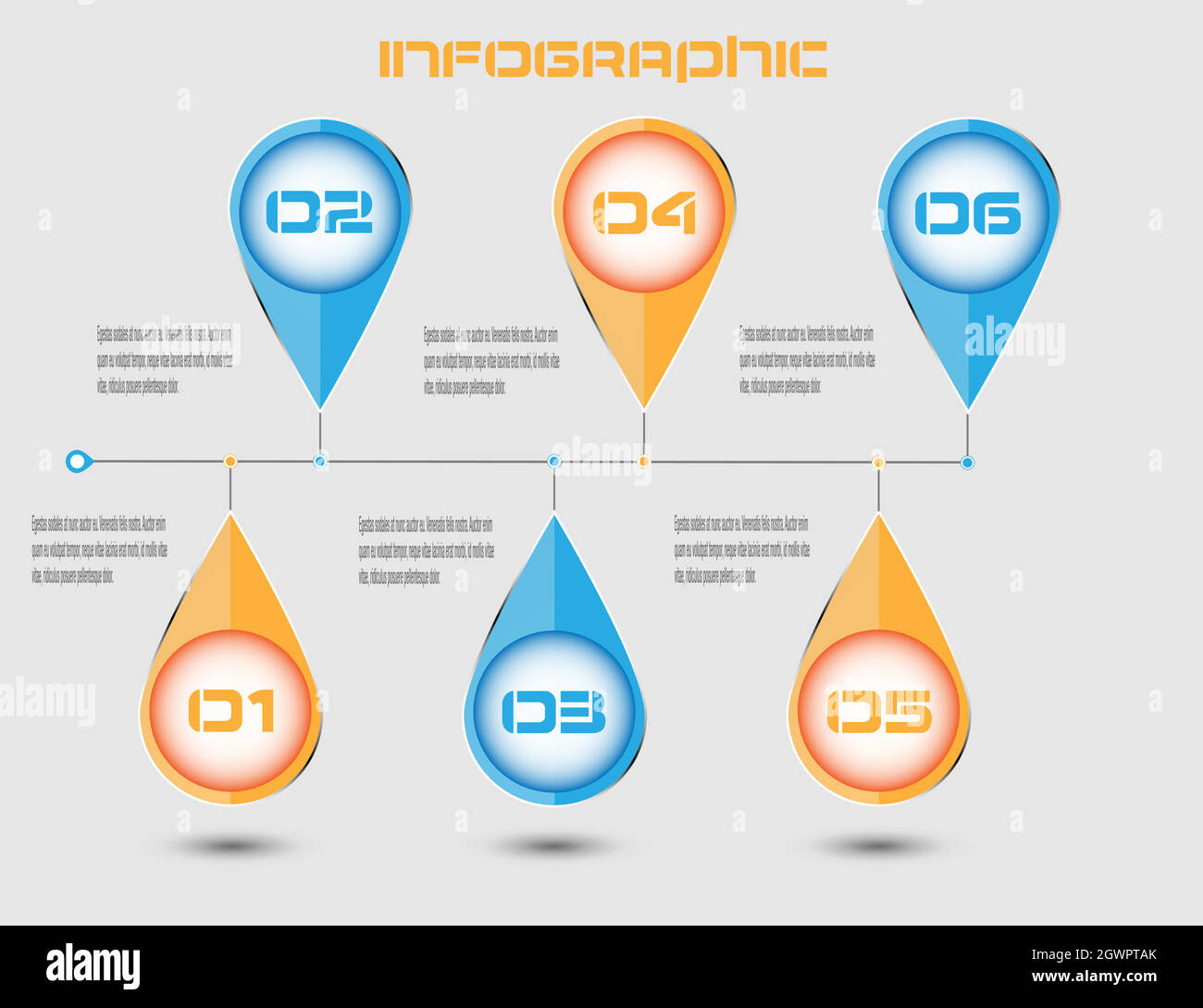 Infographic display template. Idea to display information, ranked and ...
