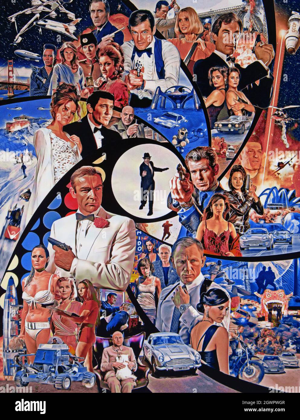 Roger Moore Bond Movie Poster High Resolution Stock Photography and ...