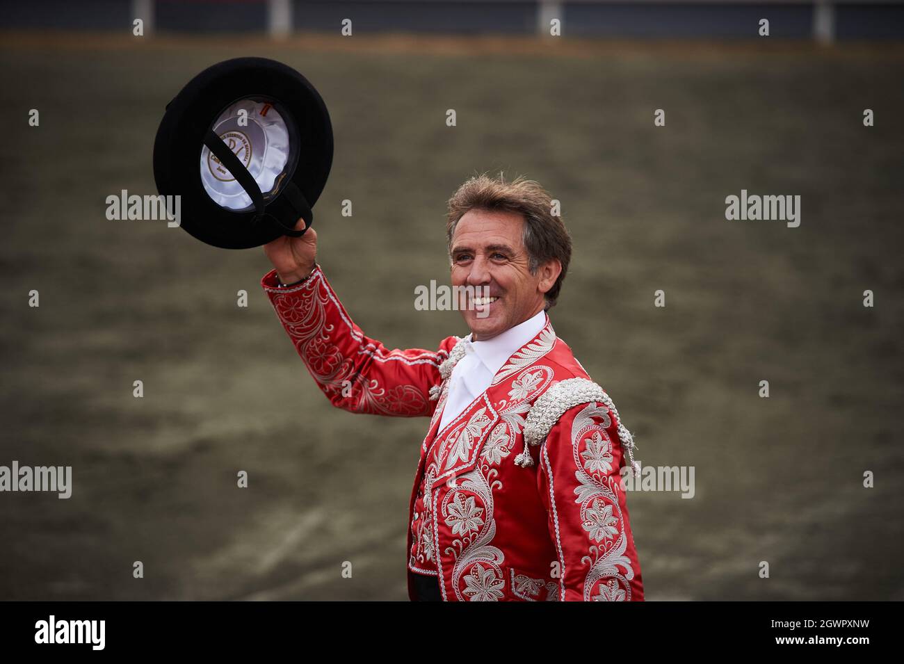 Larraga, Spain. 03rd Oct, 2021. Pablo Hermoso de Mendoza, 55-year-old ...
