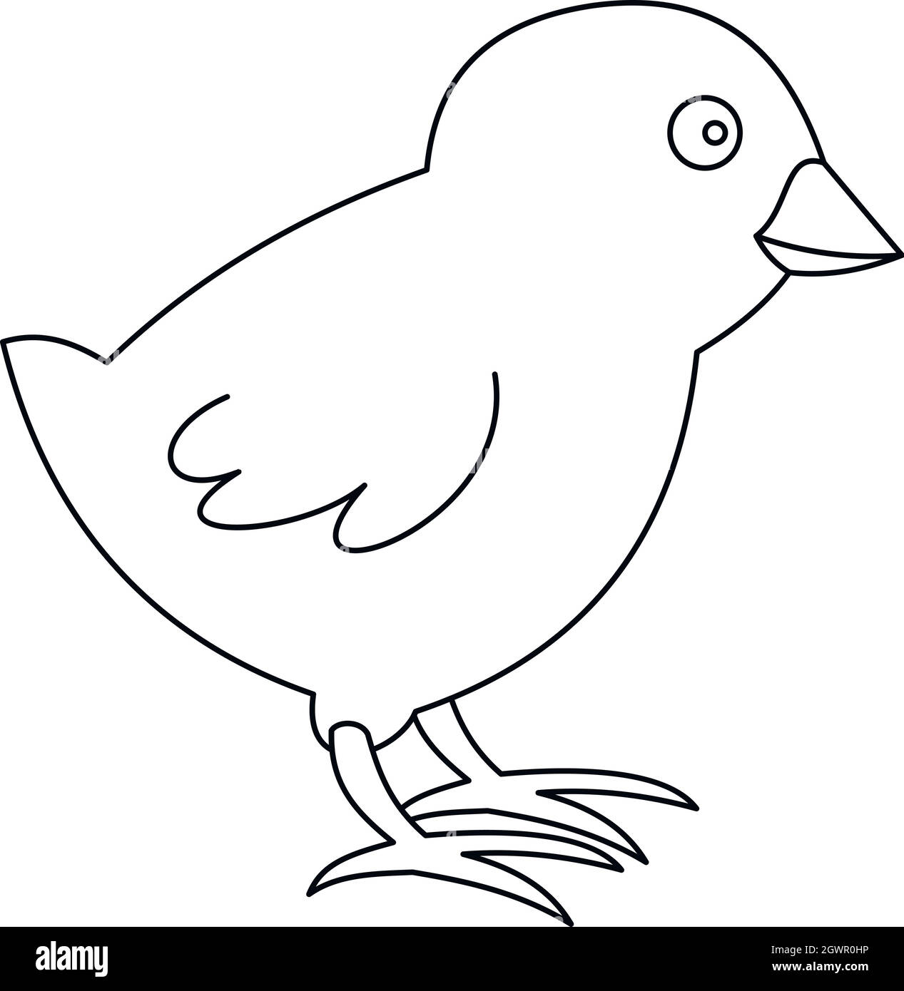 Black chick Stock Vector Images - Alamy