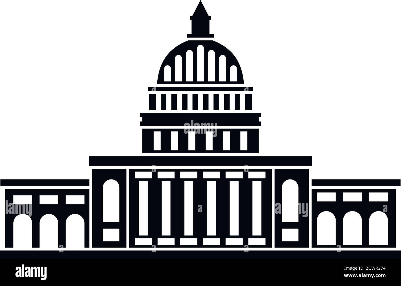 Simple black and white architecture Stock Vector Images - Alamy