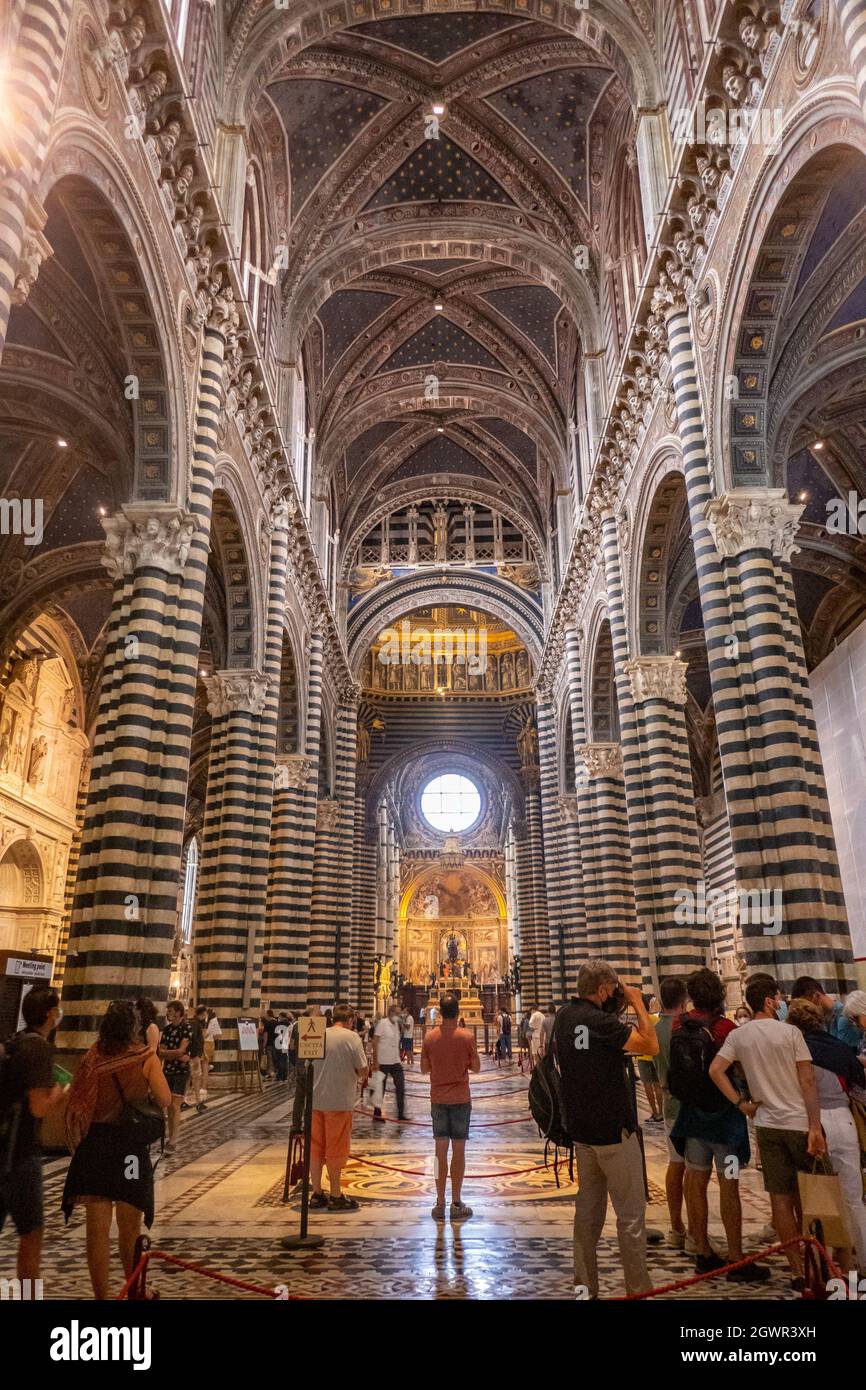 Beautiful Siena Dome (Duomo di Siena), Tuscany, Italy Stock Photo - Alamy