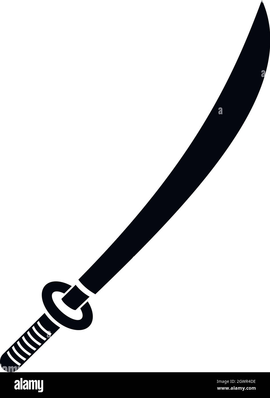 Katana icon, simple style Stock Vector Image & Art - Alamy