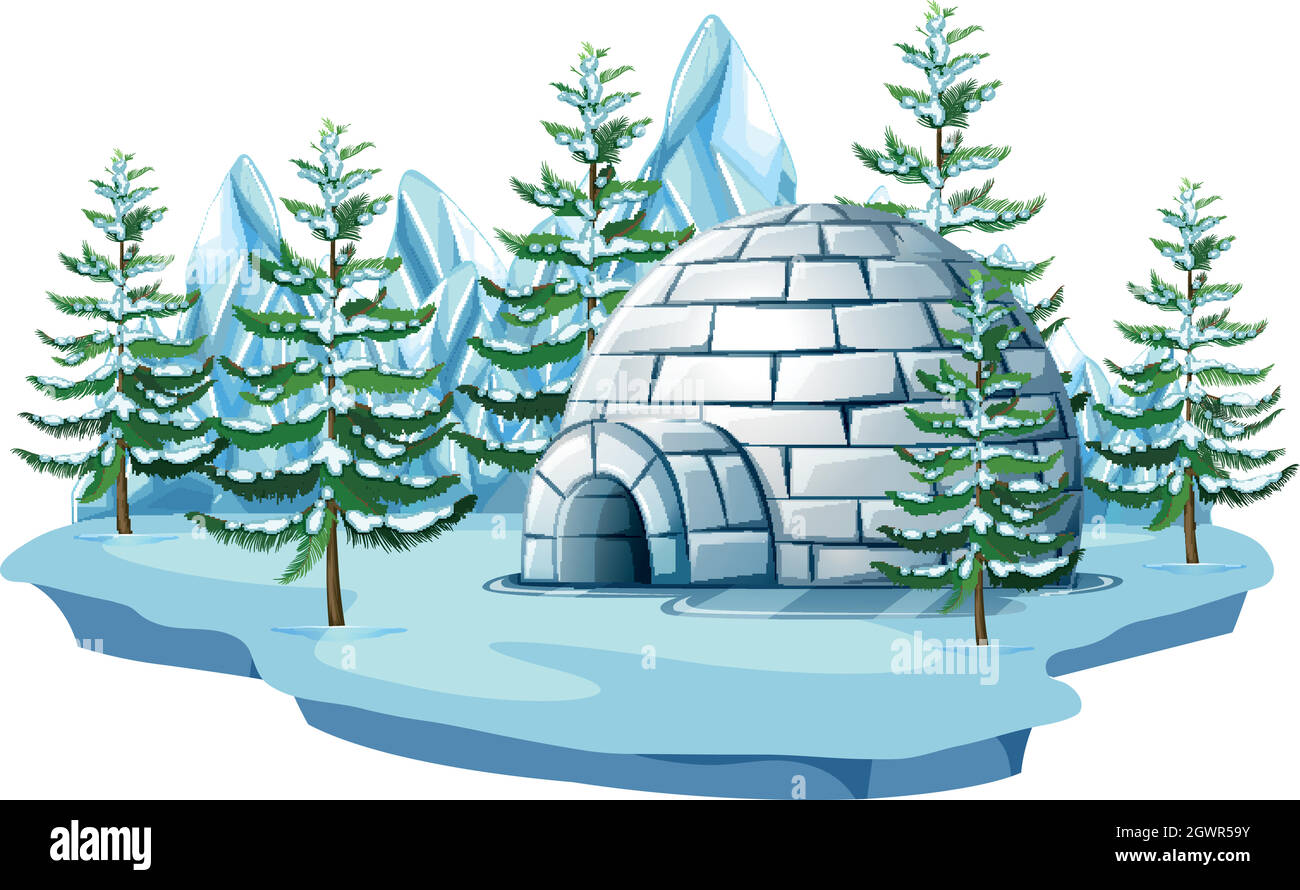 Snow land art Cut Out Stock Images & Pictures - Alamy