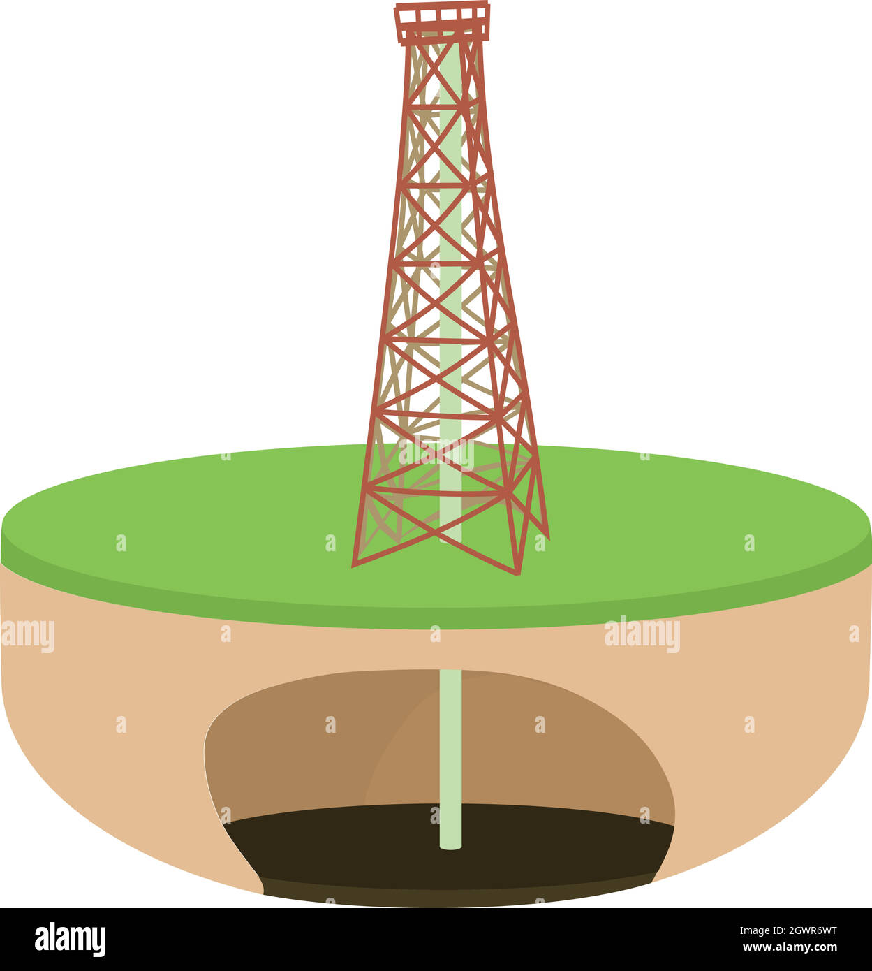Oil cartoon hi-res stock photography and images - Alamy