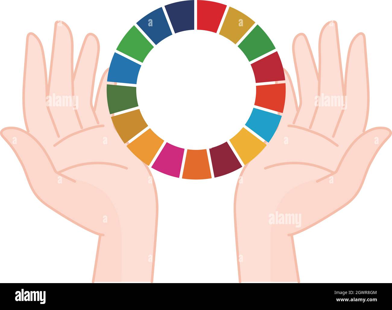 Raise a symbol icon for a bright future inspired by Sustainable ...