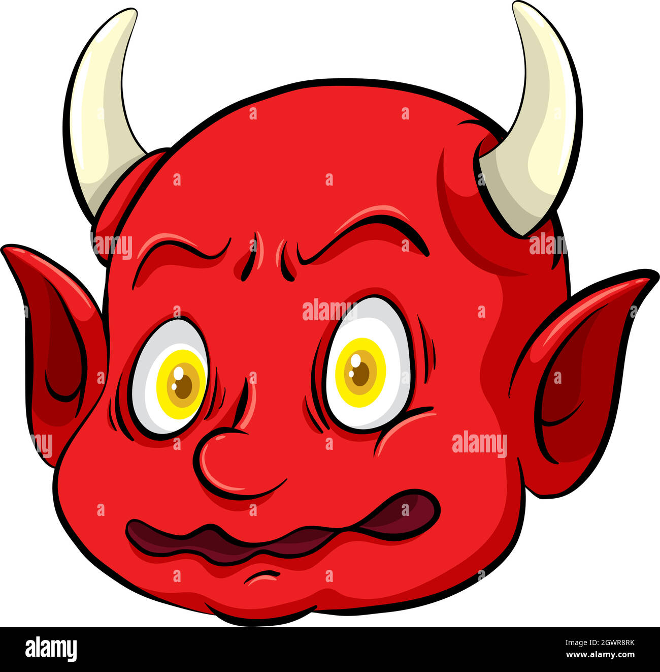Horn monster Stock Vector Images - Alamy