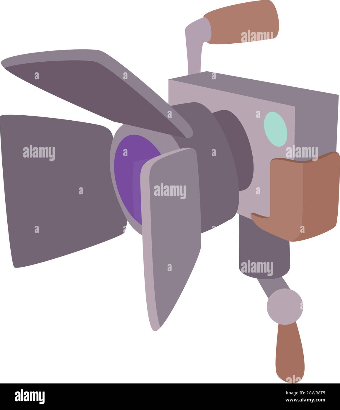 Spotlight icon, cartoon style Stock Vector Image & Art - Alamy